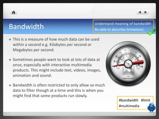 Lesson 3 bandwidth | PPTX