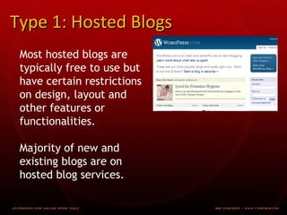 Lesson 3: Blog Platforms | PPT