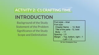 Lesson 3 chapter 1 | PPTX