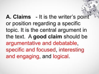 lesson 3- Claim of Fact, policy, and value.ppt