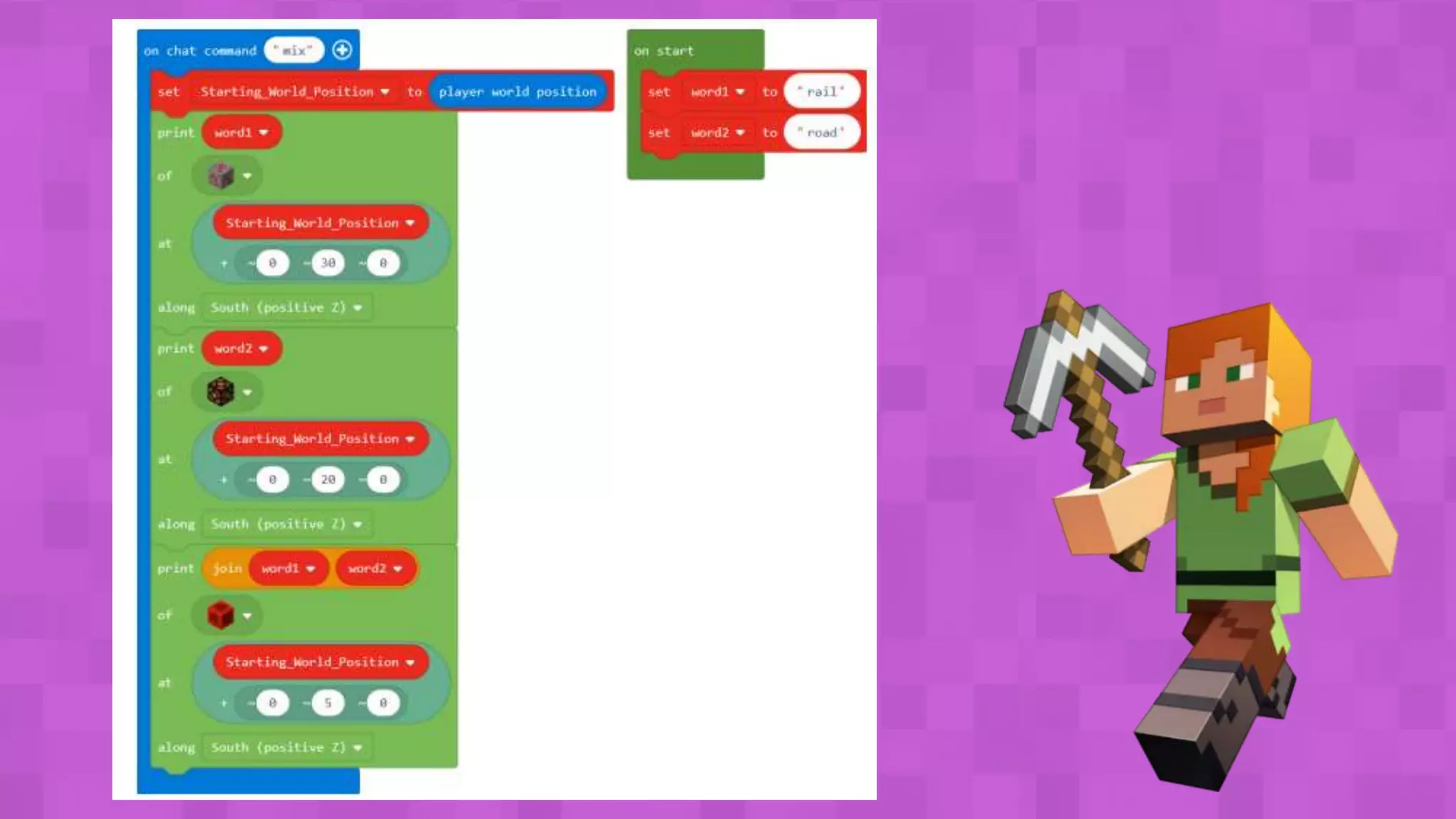 Lesson 3 Coding With Minecraft Variables Pptx