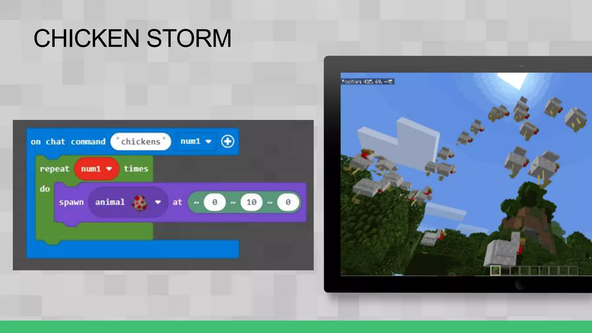 Lesson 3 - Coding with Minecraft - Variables.pptx