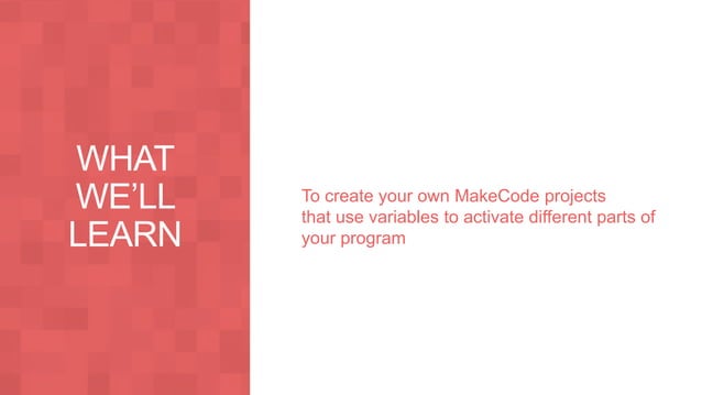 Lesson 3 - Coding with Minecraft - Variables.pptx | Programming ...