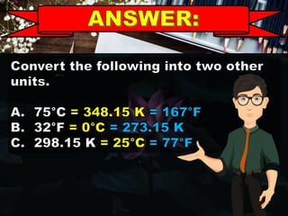 Converting units of temperature | PPTX | Weather | Science