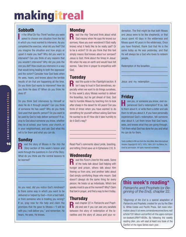 Lesson 3 | Cornerstone Connections | Sabbath School | Second Quarter ...