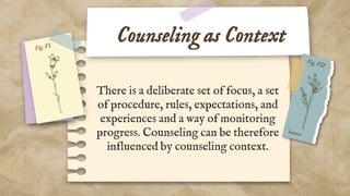 LESSON 3 - Counseling and its overall impact | PPT