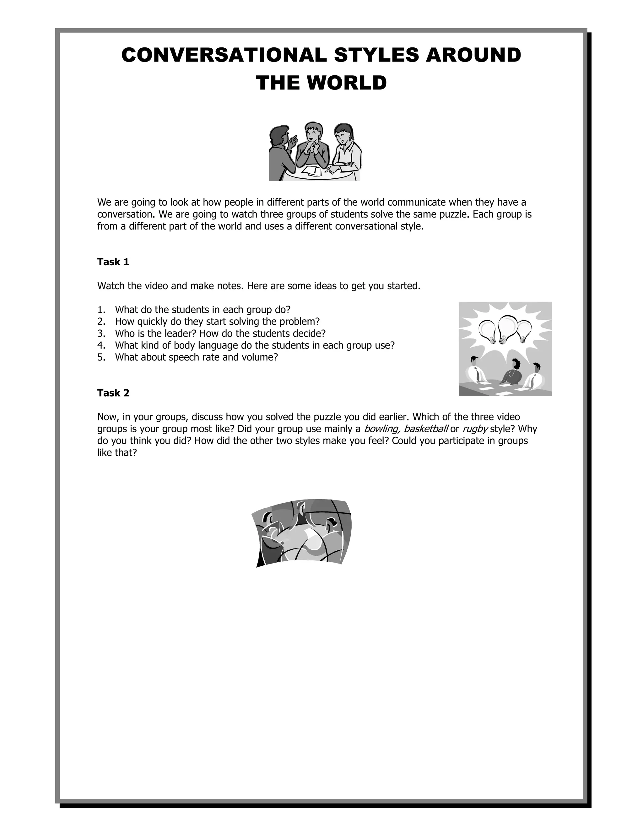 Lesson 3 critical thinking and conversational styles - v3 | PDF