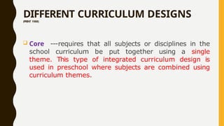 Lesson 3- Curriculum-Design. Lesson 3- Curriculum-Design | PPTX