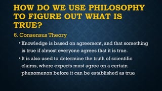 Introduction to the Philosophy of a Human Person Lesson 3 - Determining ...