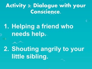 Lesson 3 developing a strong conscience | PPTX | Spirituality ...