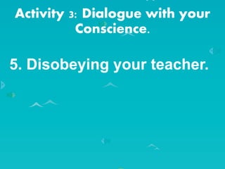 Lesson 3 developing a strong conscience | PPTX | Spirituality ...