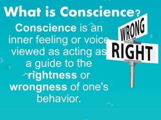Lesson 3 developing a strong conscience | PPTX | Spirituality ...
