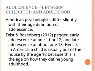 LESSON 3 - Developmental Stages in Middle-and-late-adolescence ...