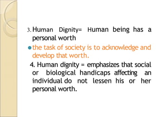 Lesson 3 - dignity of the human person.pptxDigninity of Human Work. | PPT
