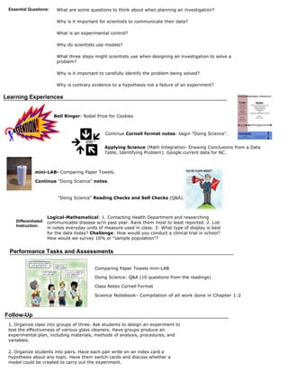 Lesson 3 Doing Science | PDF