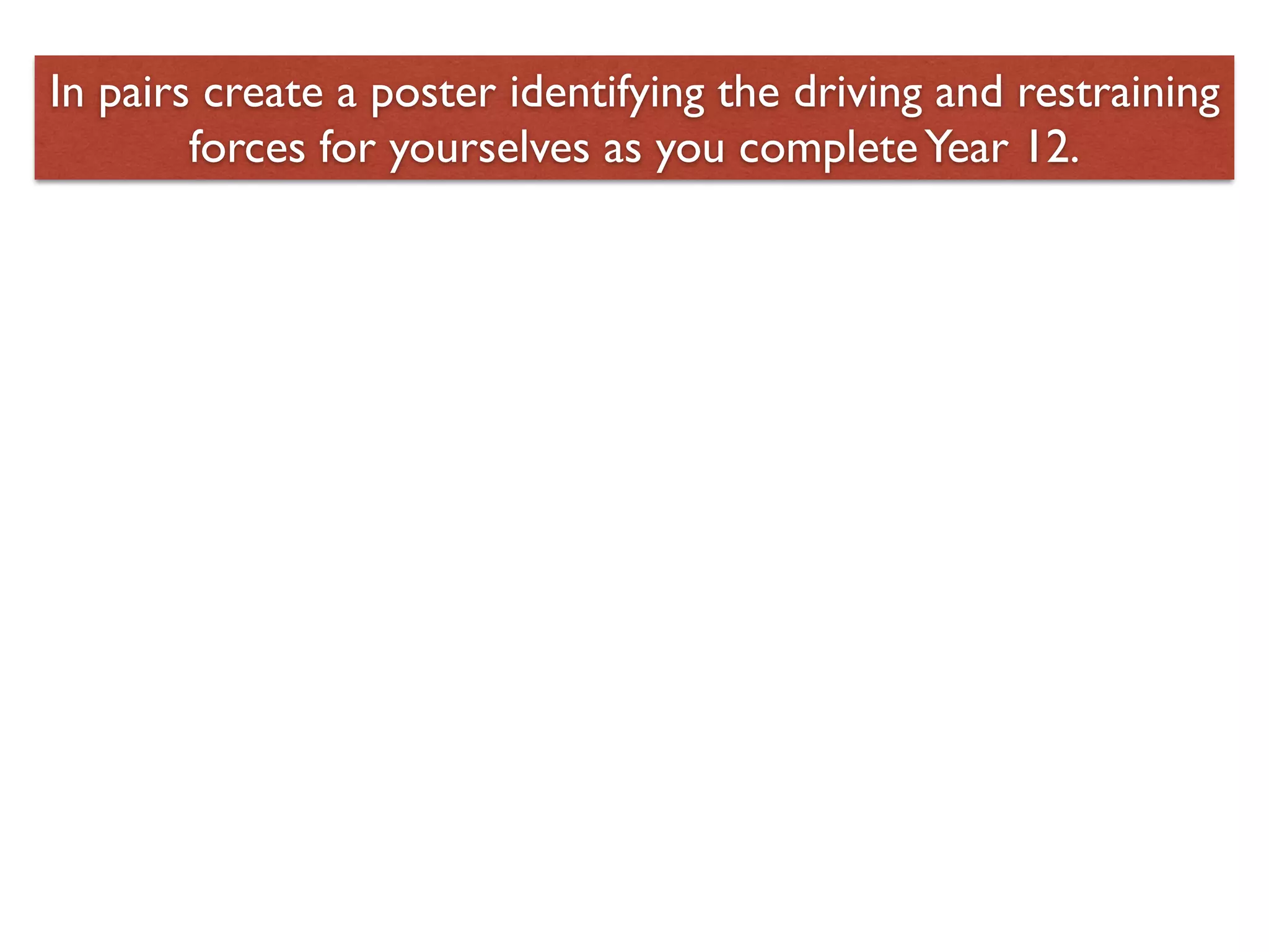 Lesson 3 driving and restraining forces | PDF