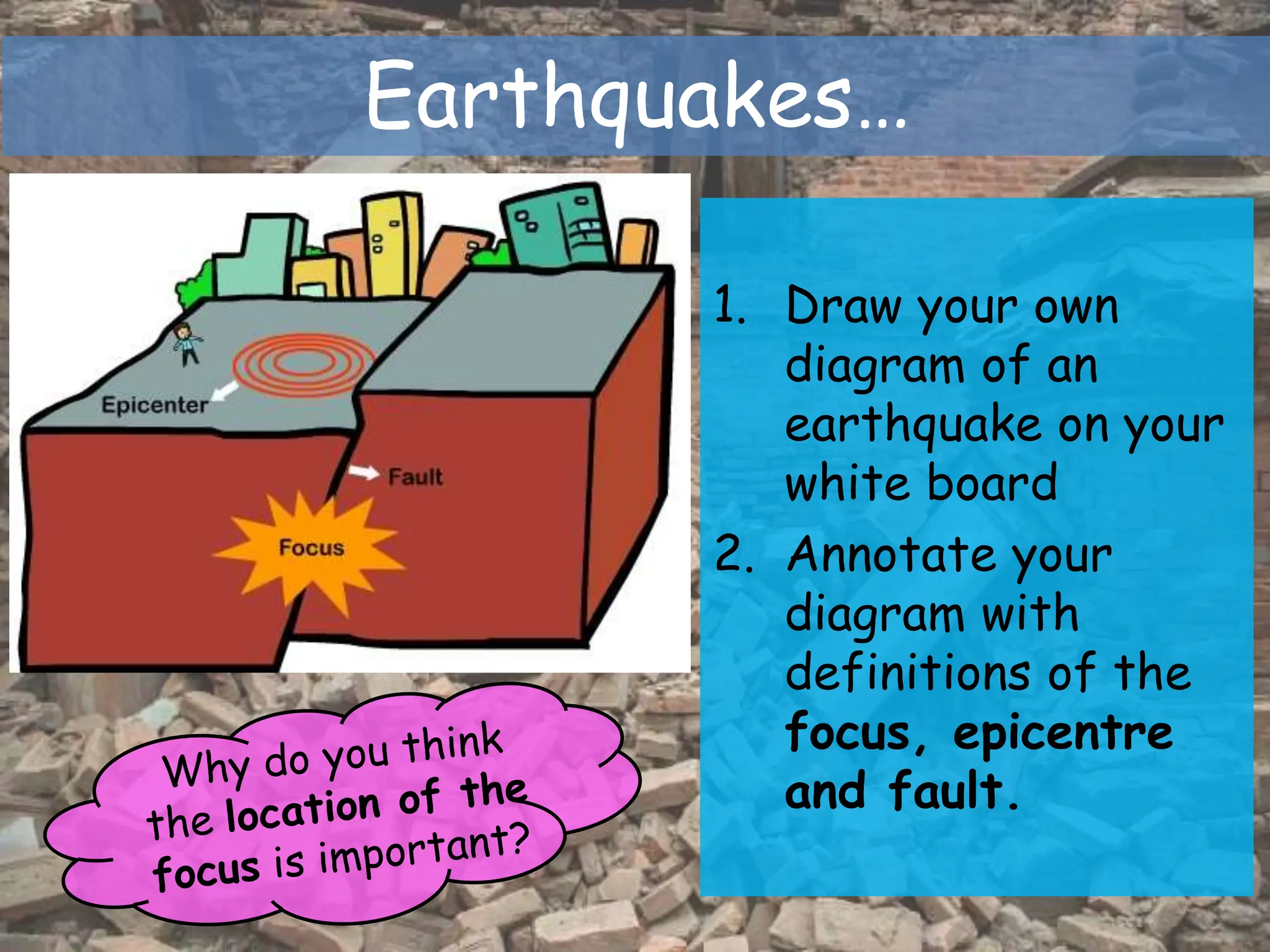 Lesson 3 - Earthquakes_2f44ac63f7c1d6f78f334cdae044993a.pptx | Geology ...