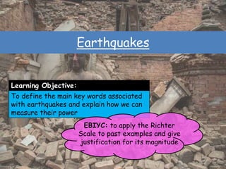Lesson 3 - Earthquakes_2f44ac63f7c1d6f78f334cdae044993a.pptx | Geology ...