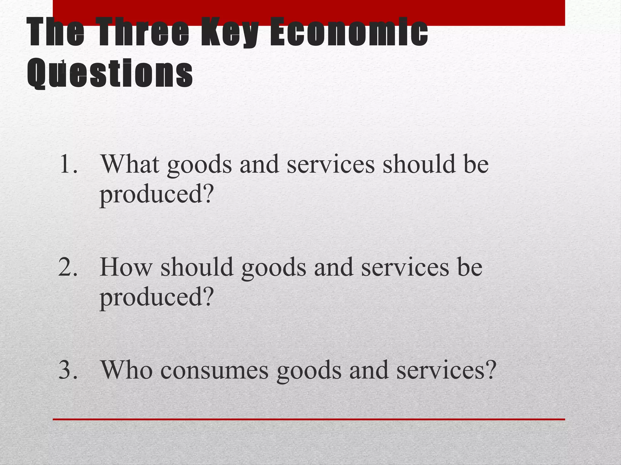Lesson 3 economic systems - duke | PPT