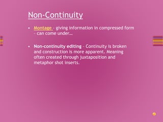 Media Language Lesson 3 - editing | PPTX | Photo Editing Software ...