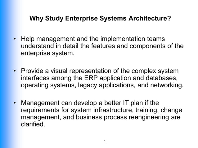 Lesson 3 - Enterprise System Architecture.pptx | Logistics | Business