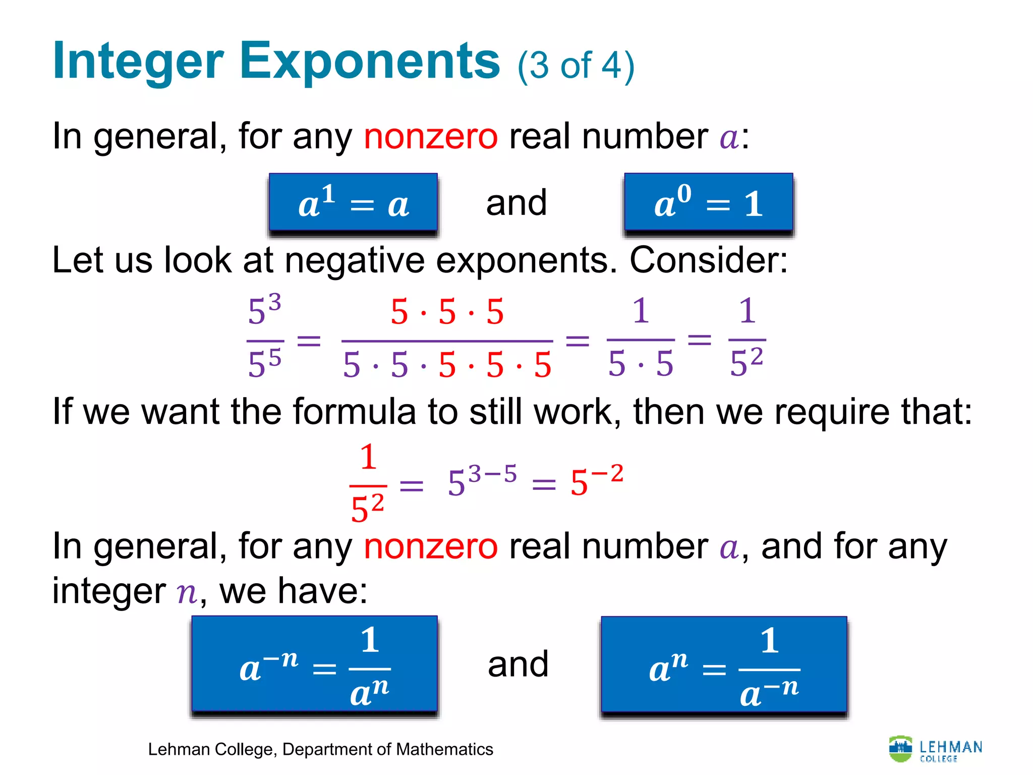 Lesson 3: Exponential Notation | Ppt