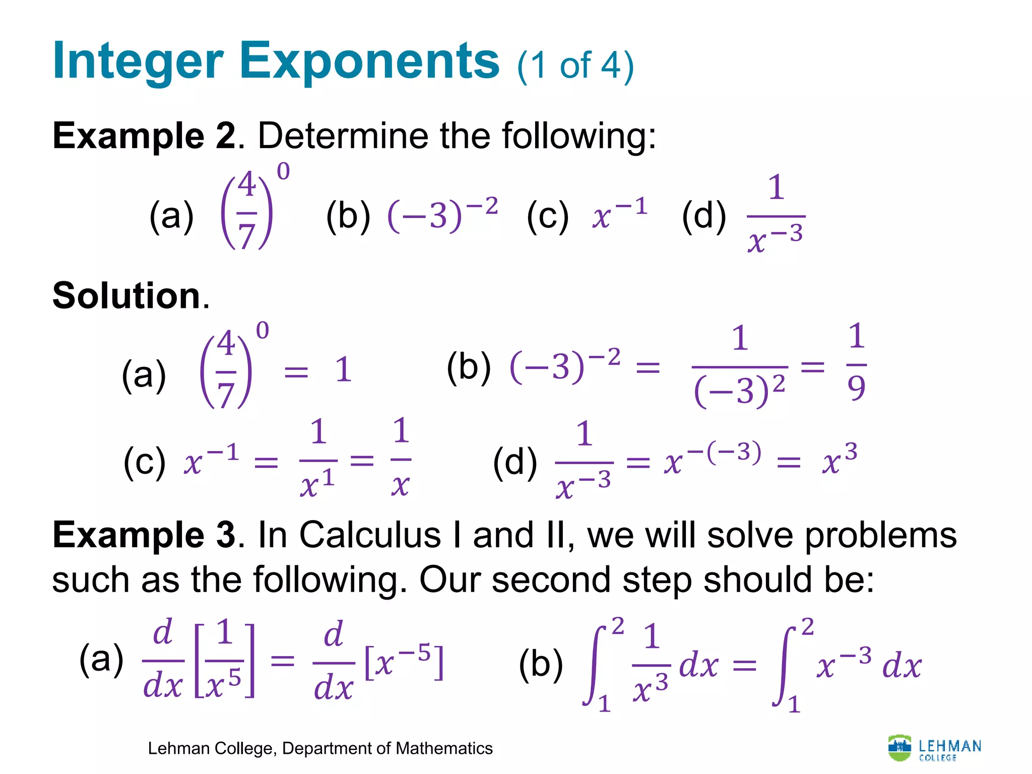 Lesson 3: Exponential Notation | PPTX