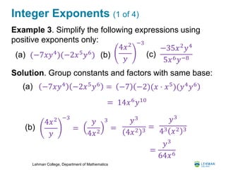 Lesson 3: Exponential Notation | PPTX