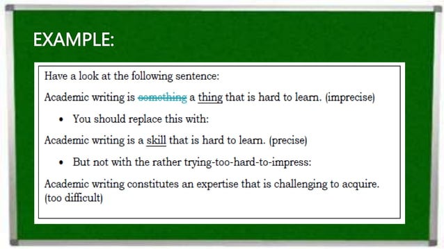 LESSON 3-FEATURE OF ACADEMIC WRITING (1).pptx | Homework and Study ...