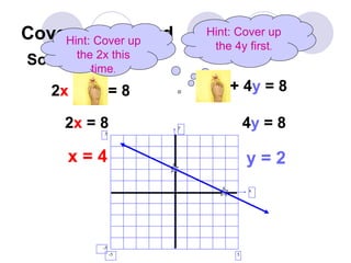 Lesson 3 finding x and y intercepts shared | PPT