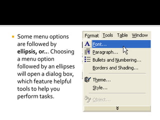 Lesson 3 getting familiar with xp | PPTX