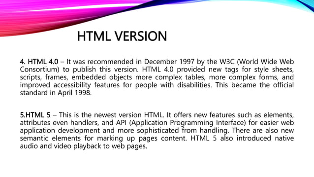 LESSON 3-HTML 5 START UP.pptx | Web Design and HTML | Internet