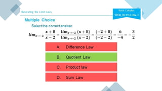 Lesson 3 - Illustrating the limit laws.pptx