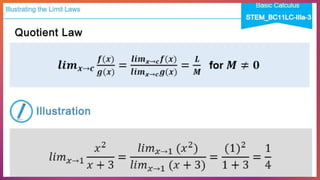 Lesson 3 - Illustrating the limit laws.pptx