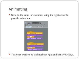 Scratch Lesson 3 - Interactivity | PPT | Computer Animation | Computer Software and Applications