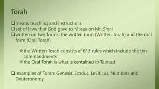 Lesson 3 - Judaism. Introduction to World Religionpptx | PPT
