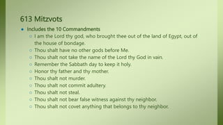 Lesson 3 - Judaism. Introduction to World Religionpptx | PPT