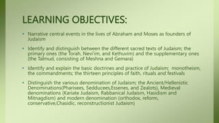 Lesson 3 - Judaism. Introduction to World Religionpptx | PPT