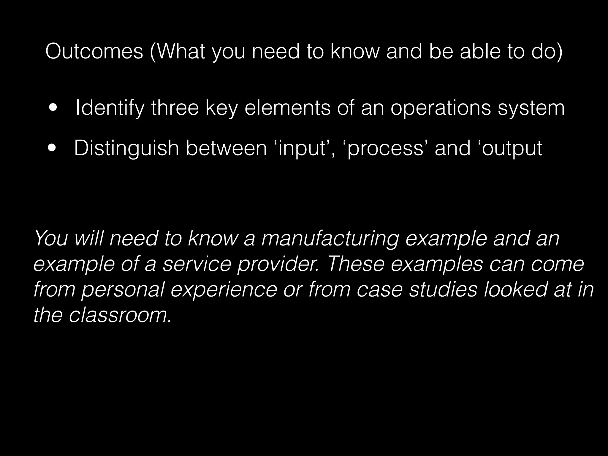 Lesson 3 key elements of an operations system in lso | PDF