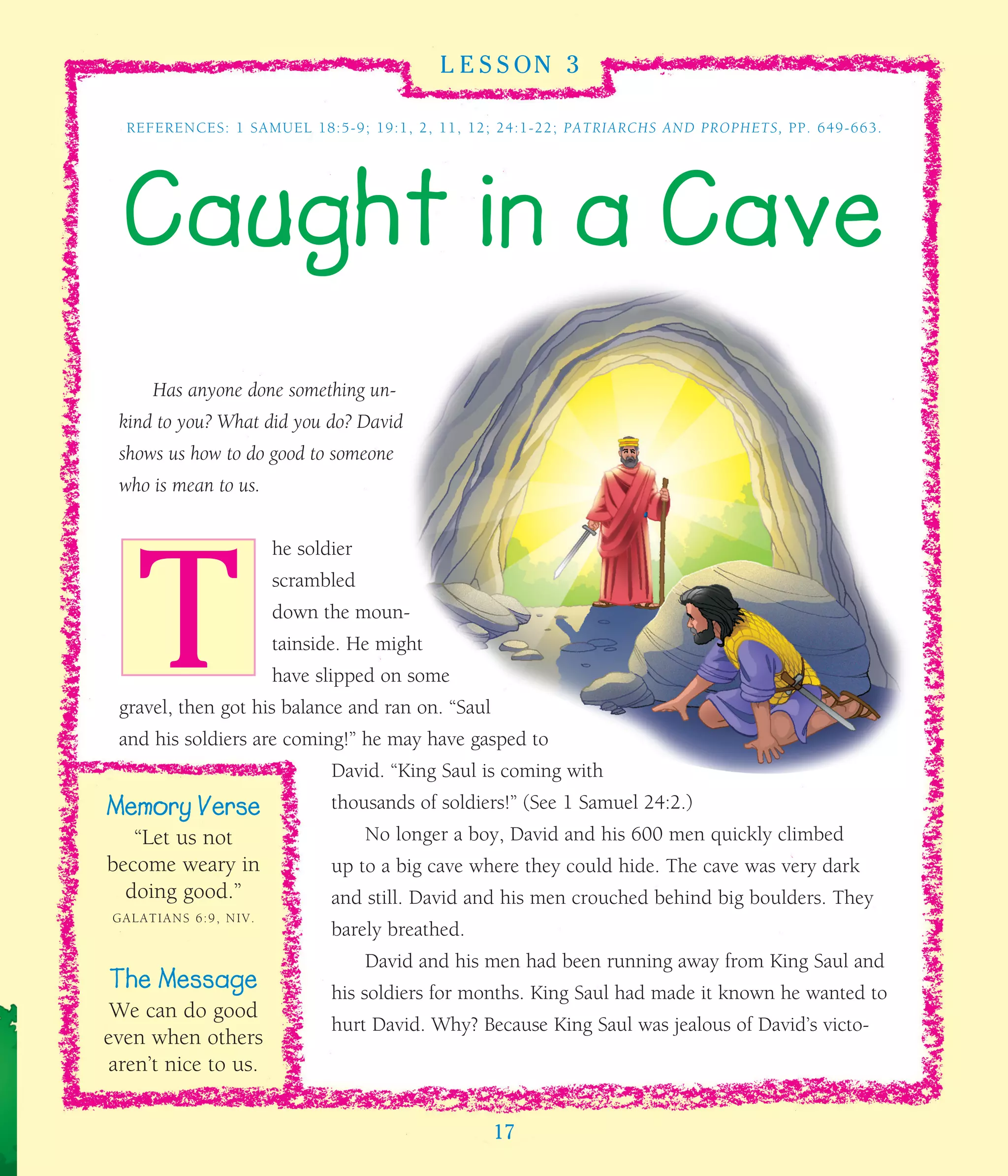 Lesson 3 | Kindergarten | Sabbath School | Second Quarter 2015 | PDF