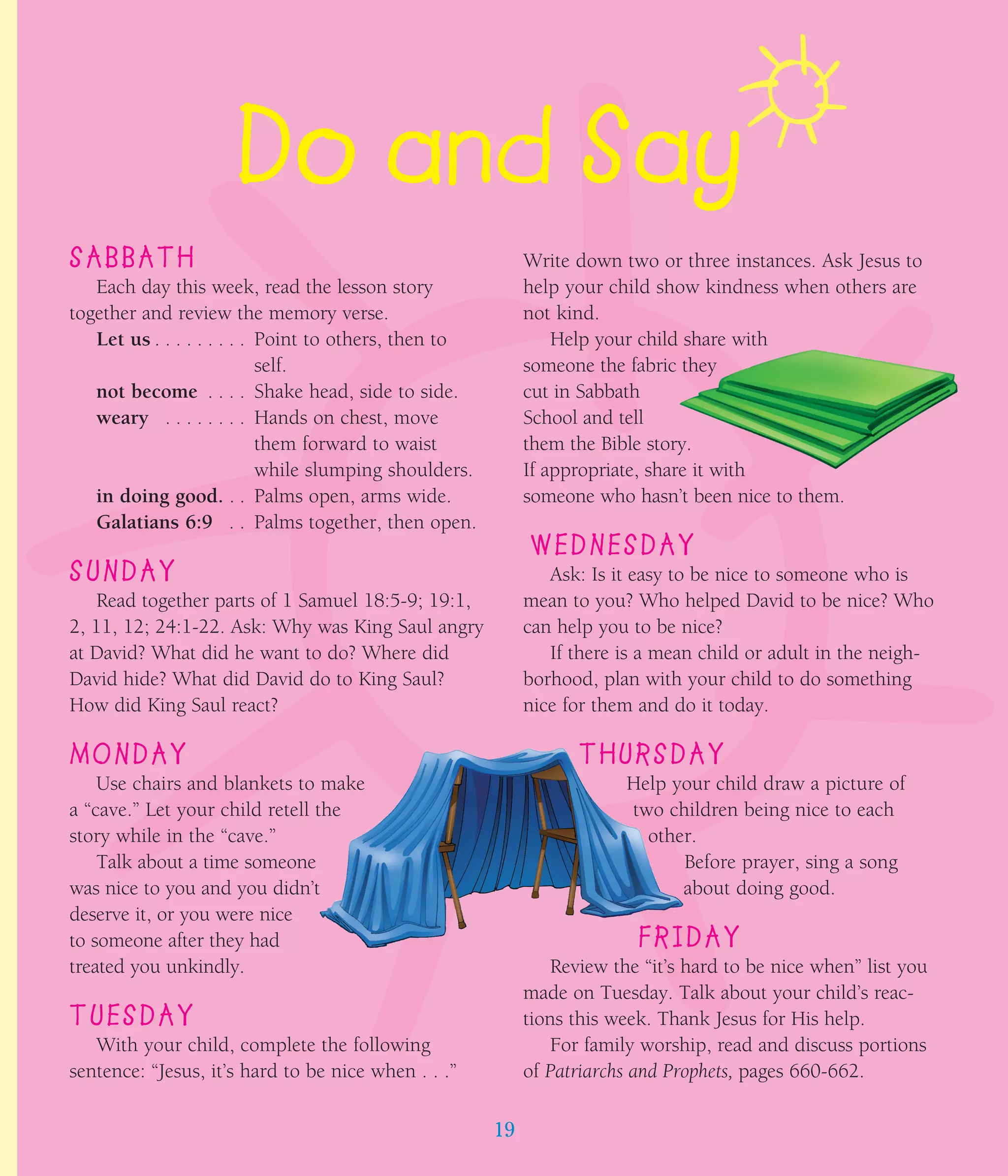 Lesson 3 | Kindergarten | Sabbath School | Second Quarter 2015 | PDF