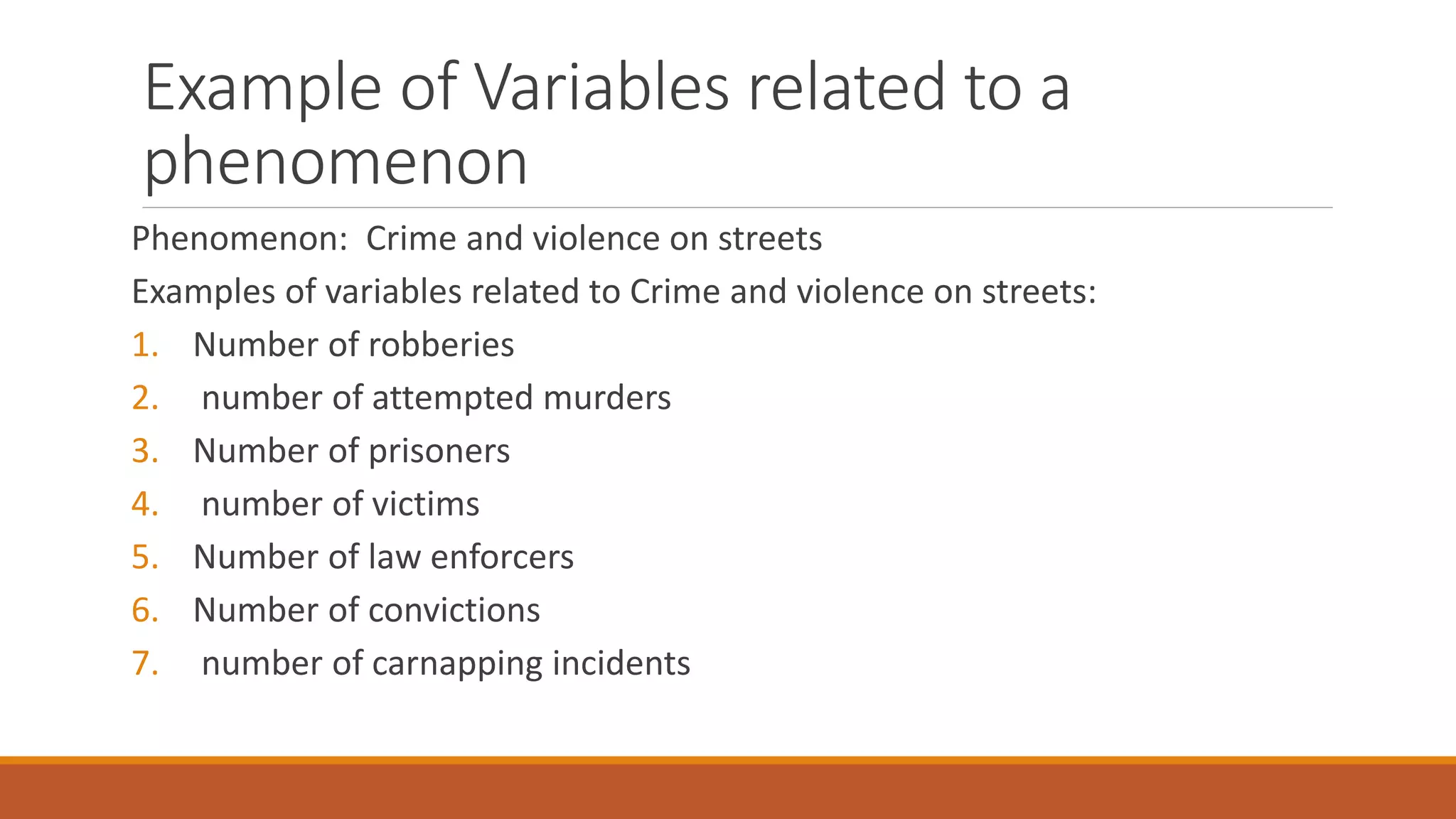 Lesson 3 kinds of variables and thier uses | PPTX