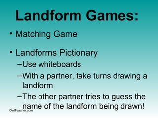 Landforms | PPT