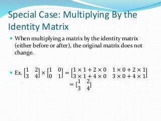 Lesson 3 - matrix multiplication | PPTX