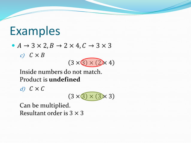 Lesson 3 - matrix multiplication | PPTX | Physics | Science