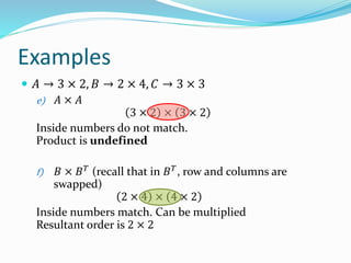 Lesson 3 - matrix multiplication | PPTX
