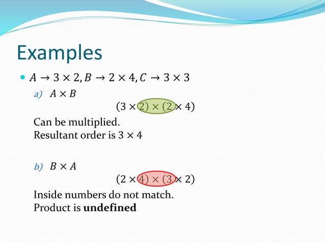 Lesson 3 - matrix multiplication