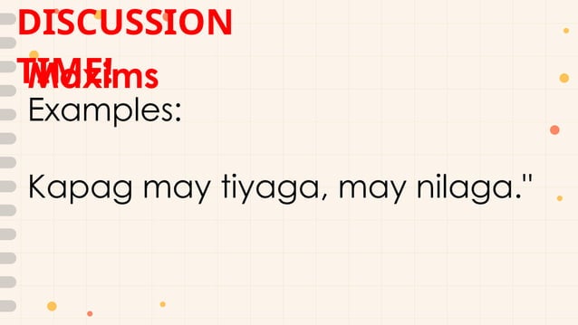 LESSON 3- MAXIMS, UNIVERSAL TRUTHS, and PHILOSOPHIES.pptx