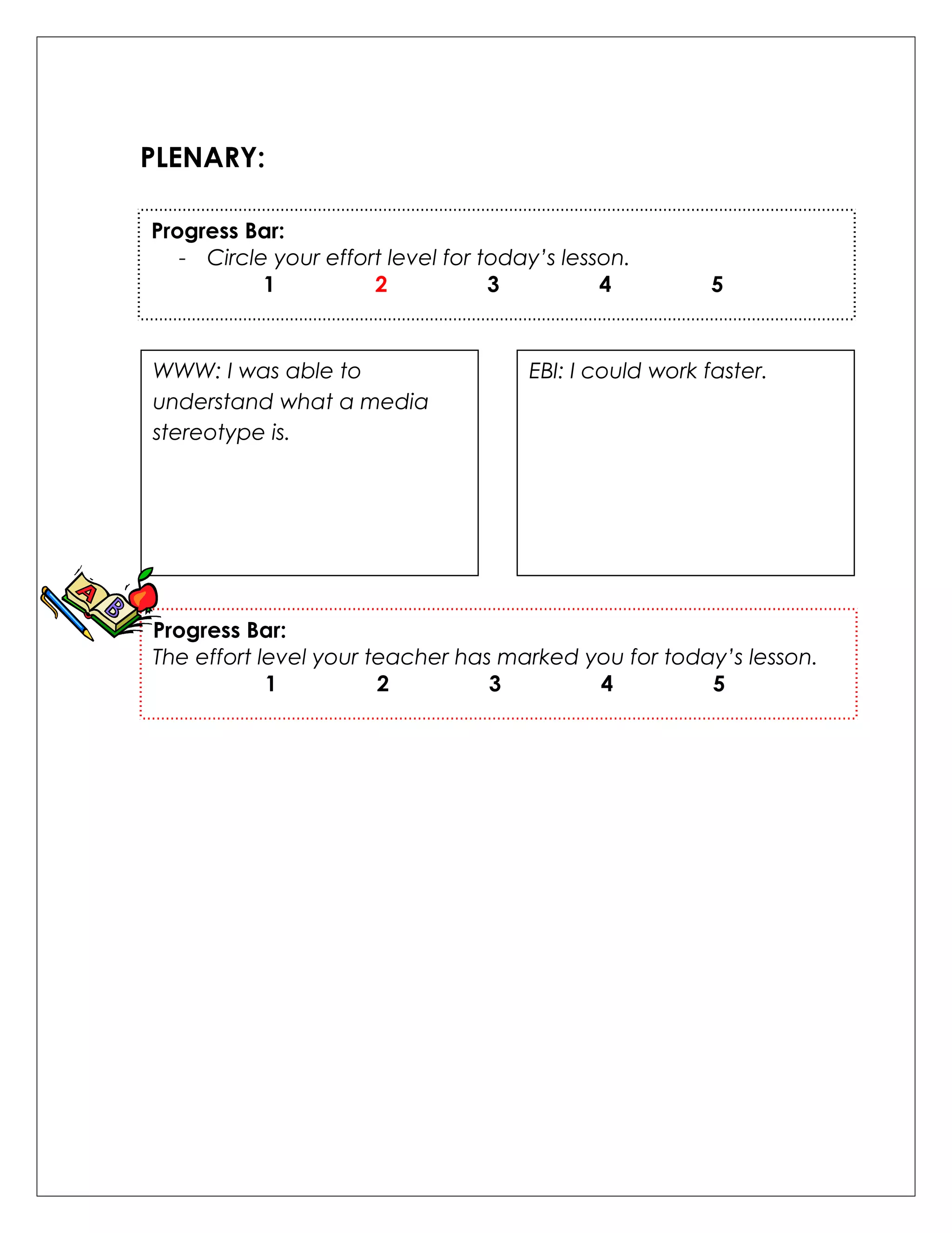 Lesson 3 media stereotypes worksheet | DOC