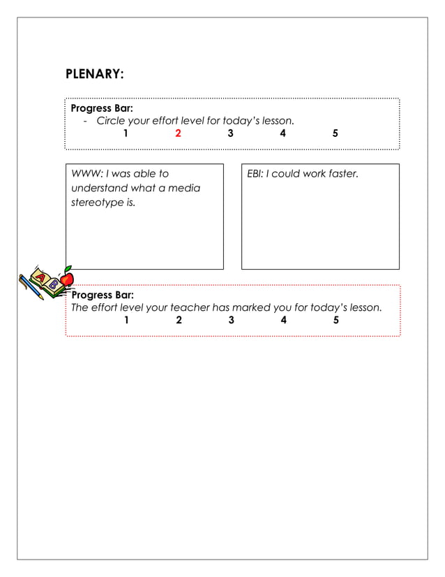 Lesson 3 media stereotypes worksheet | PDF